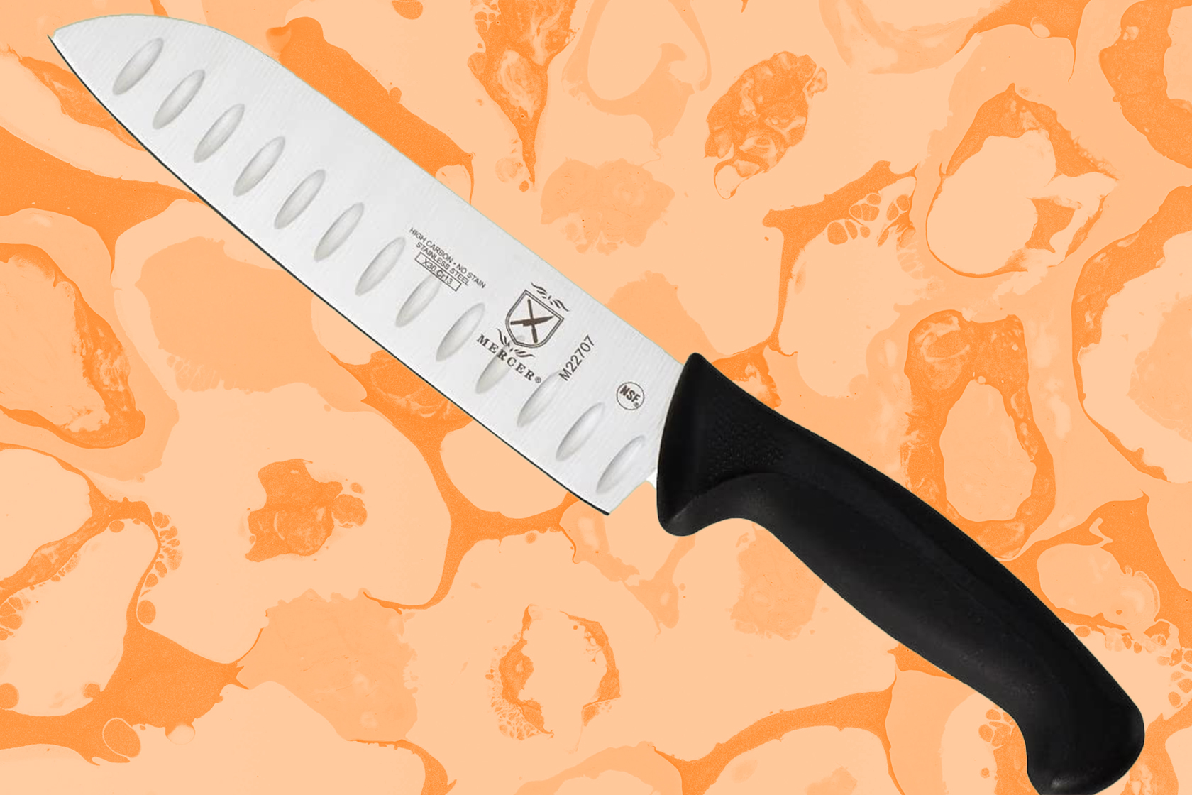 This 7-Inch Granton Edge Santoku Knife is a cut above the competition