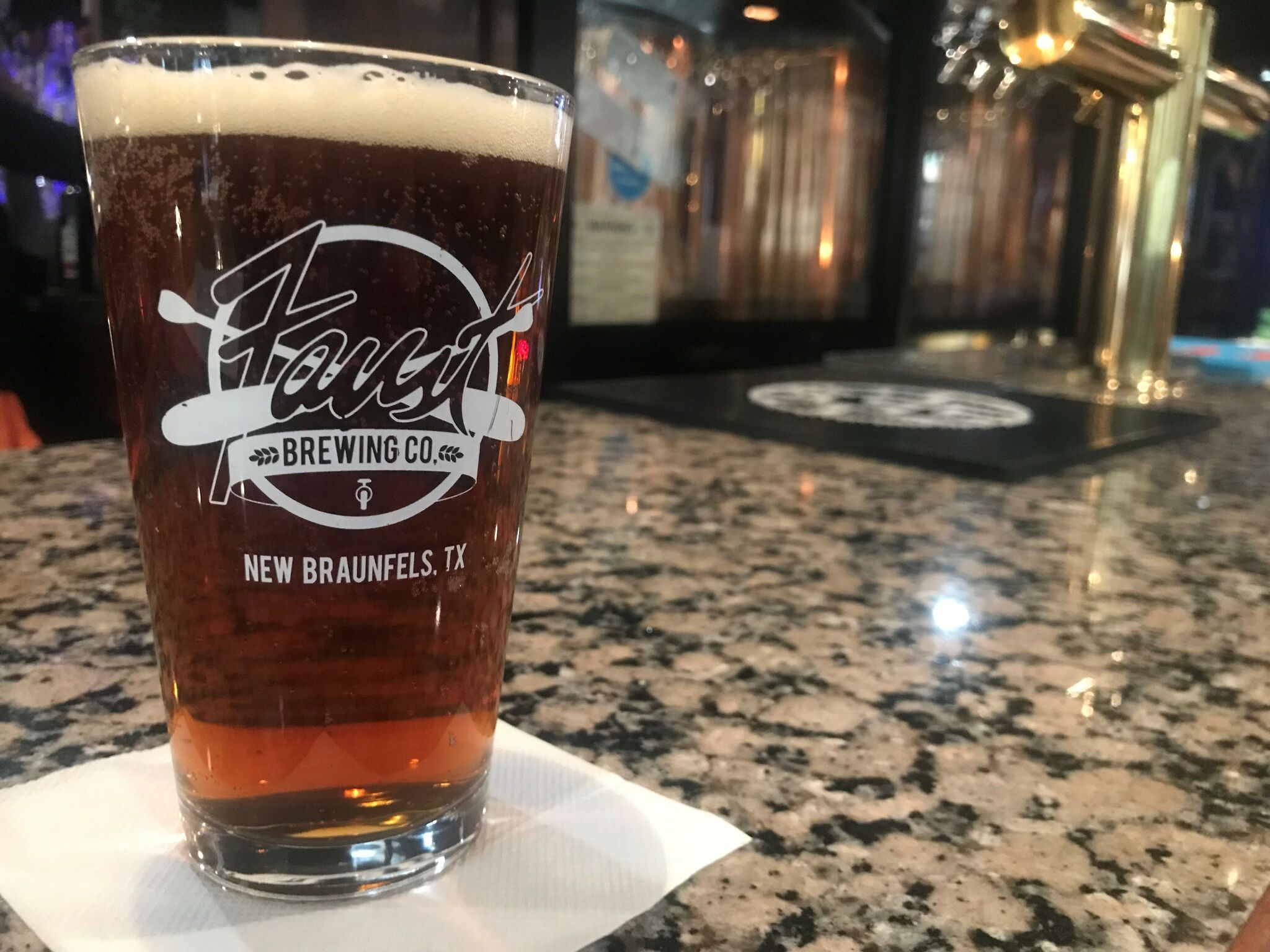 Faust Brewing Co. in New Braunfels is hanging up the hops