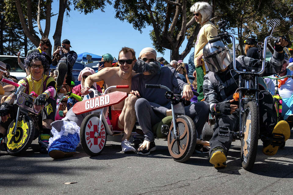 I raced down SF's crookedest street on a big wheel