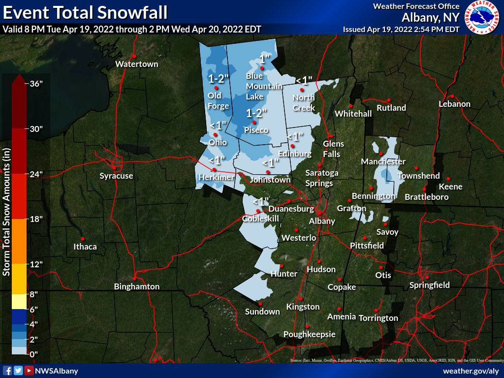 Snow forecast for Albany, Saratoga, Troy and the Hudson Valley