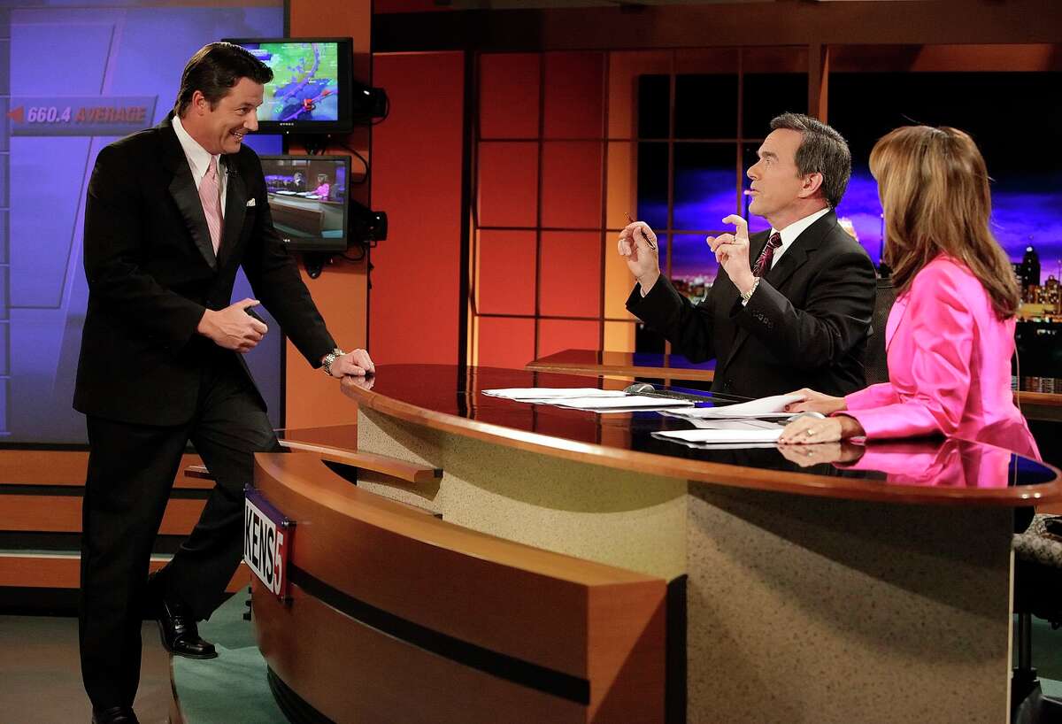 Everything comes up sunny for KENS TV weatherman Bill Taylor