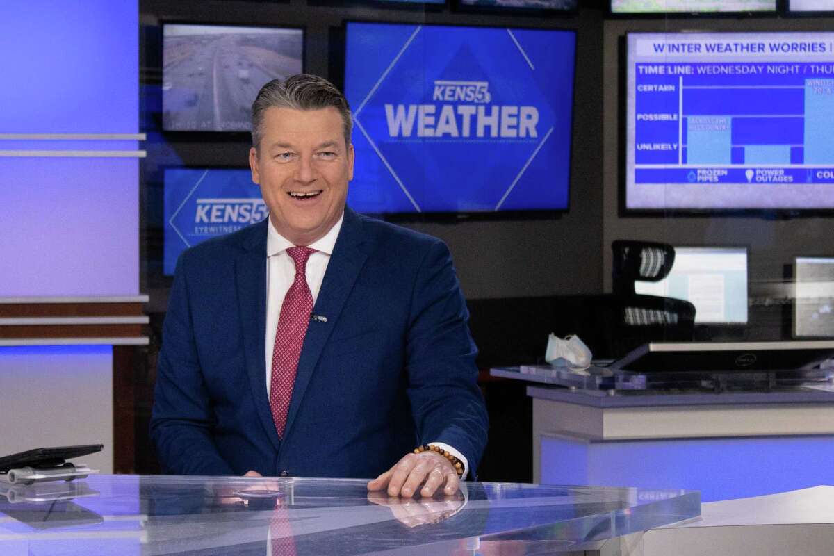 Everything comes up sunny for KENS TV weatherman Bill Taylor
