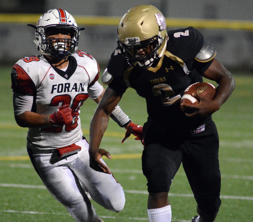 Football: Hutton rushes for 198 yards as Hand thumps Foran