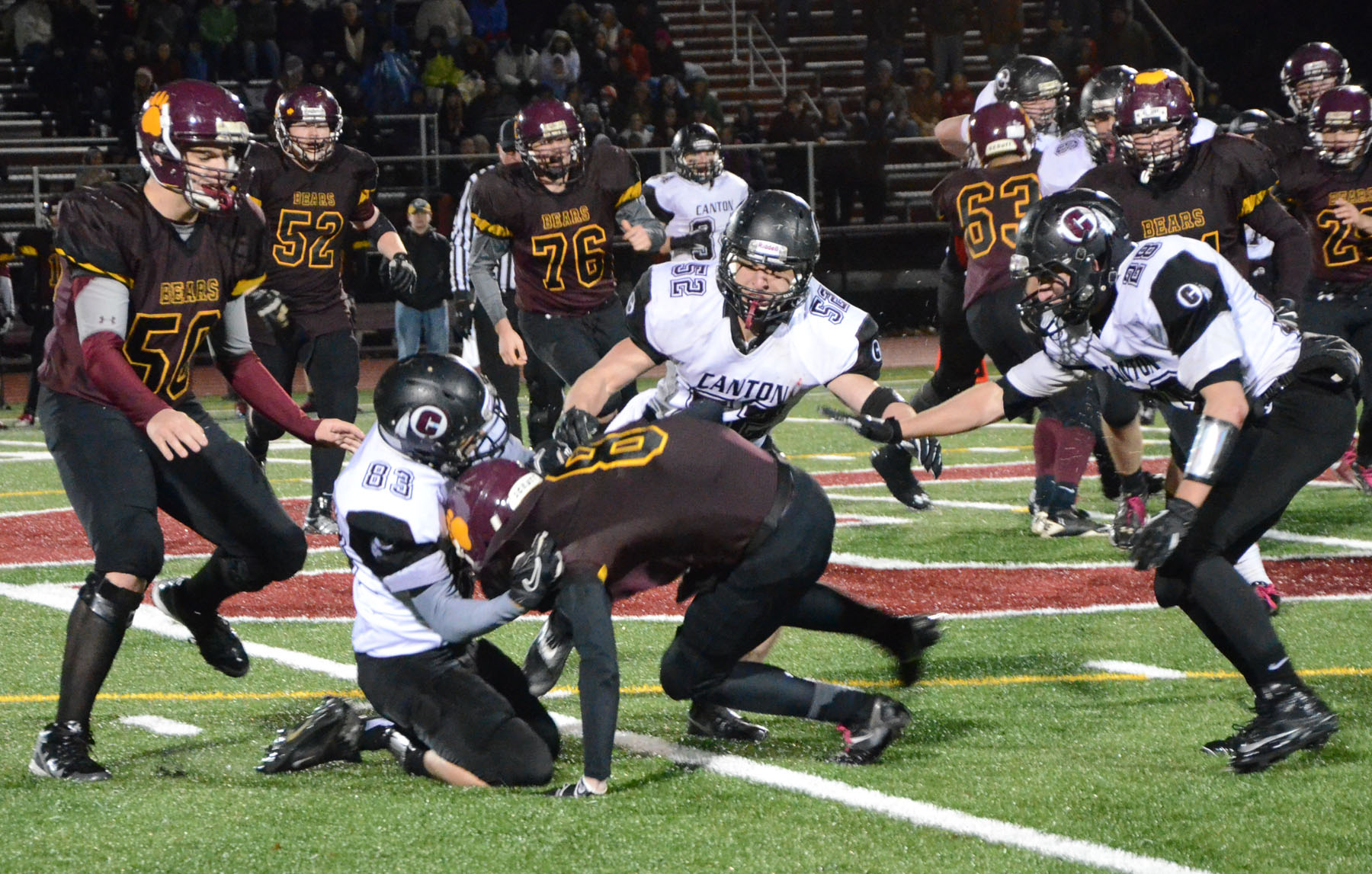 Canton football's season was filled with thrilling moments