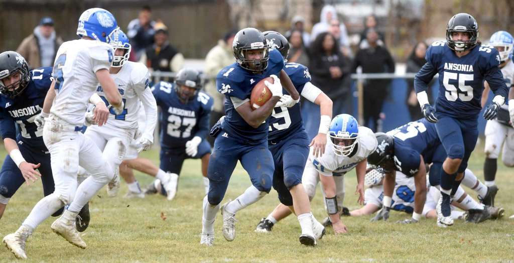 Football: Class S football: Ansonia adjusts, overwhelms Stafford Co-Op ...