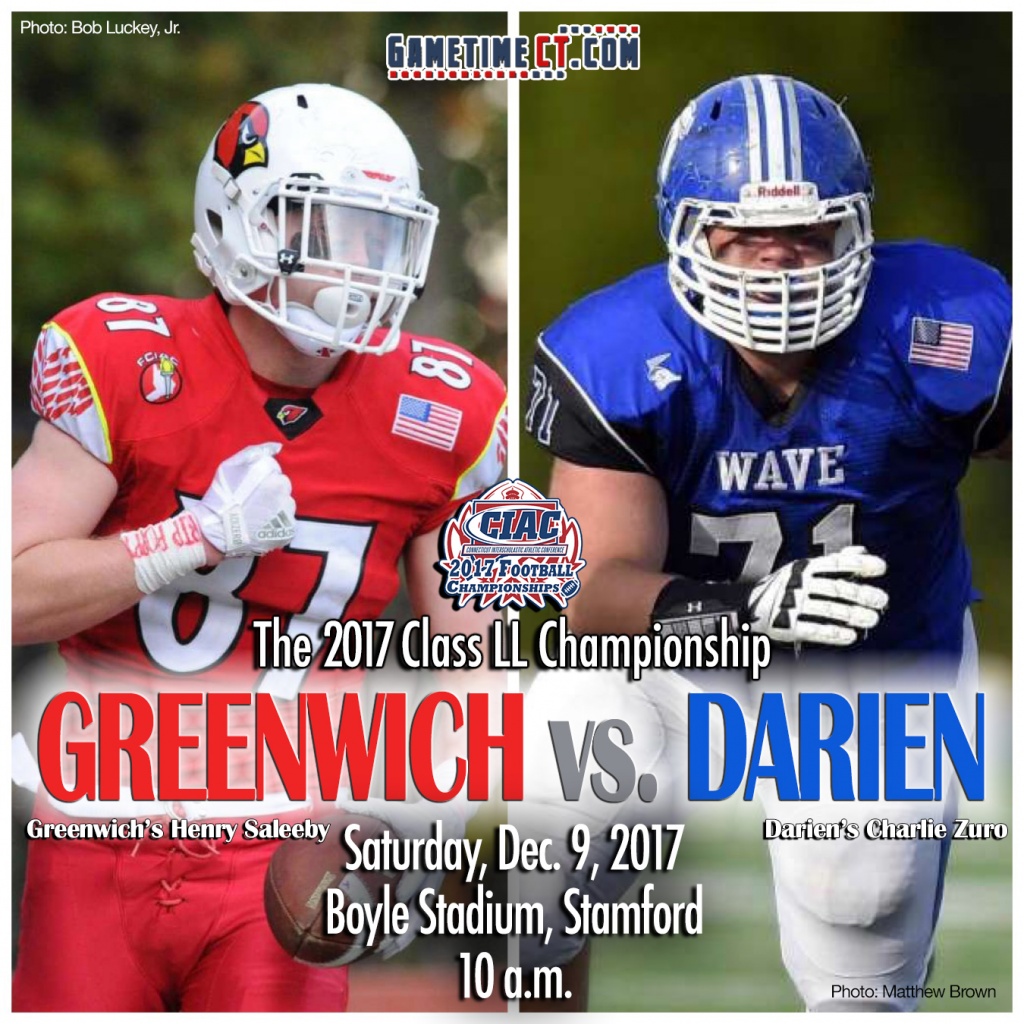 The 2017 Class LL Football Championship: No. 1 Greenwich vs. No. 3 Darien