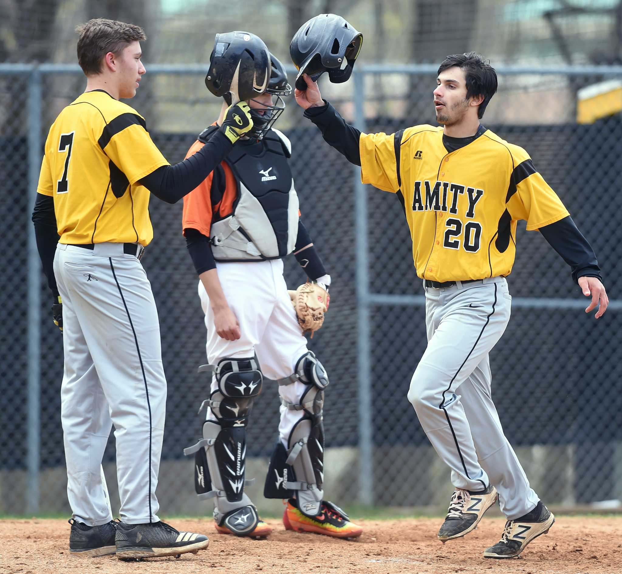 Baseball: Smith’s first varsity home runs lift Amity past Shelton