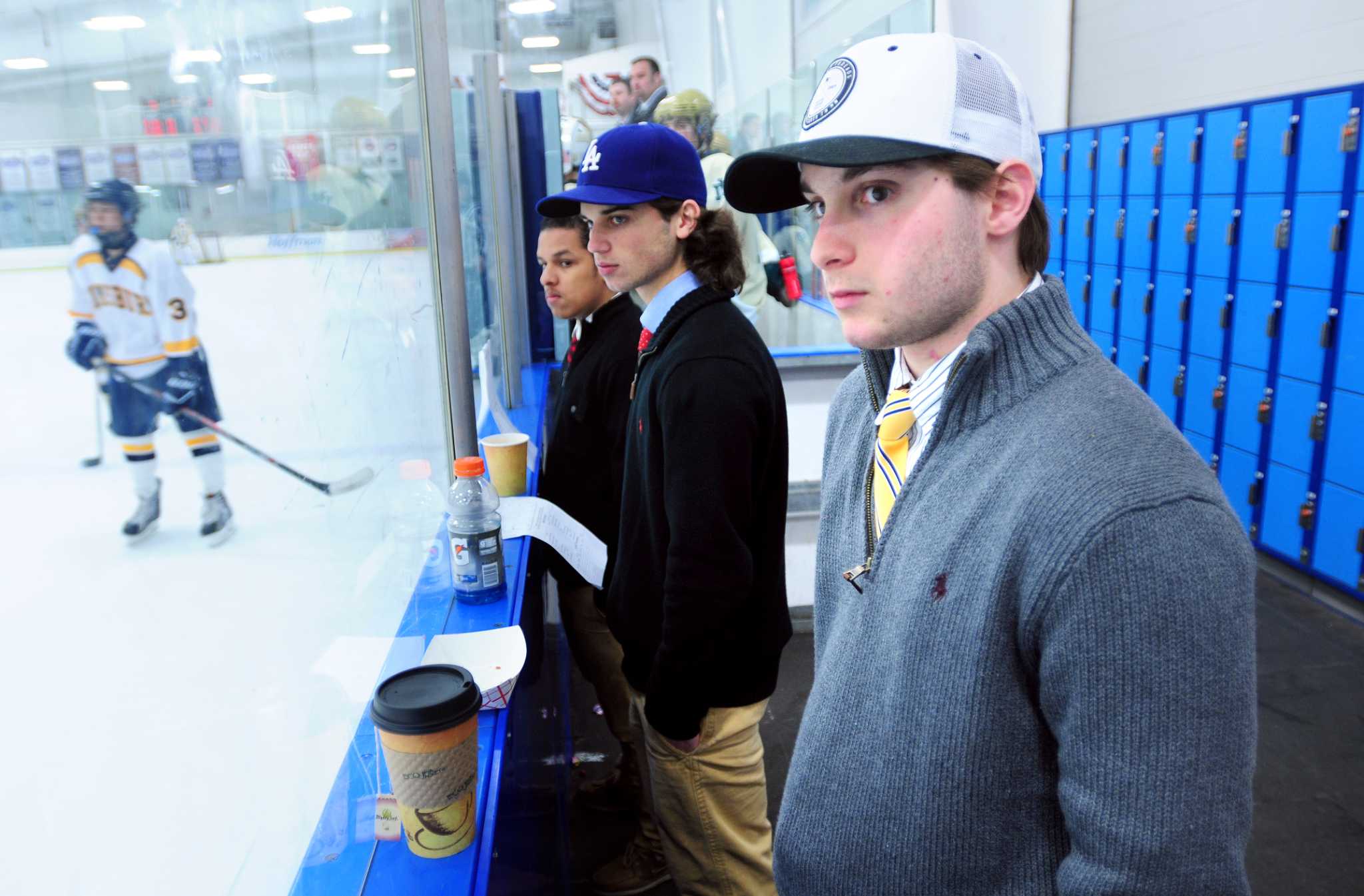 ND-WH captain Anthony Iovene leading from bench after spinal injury