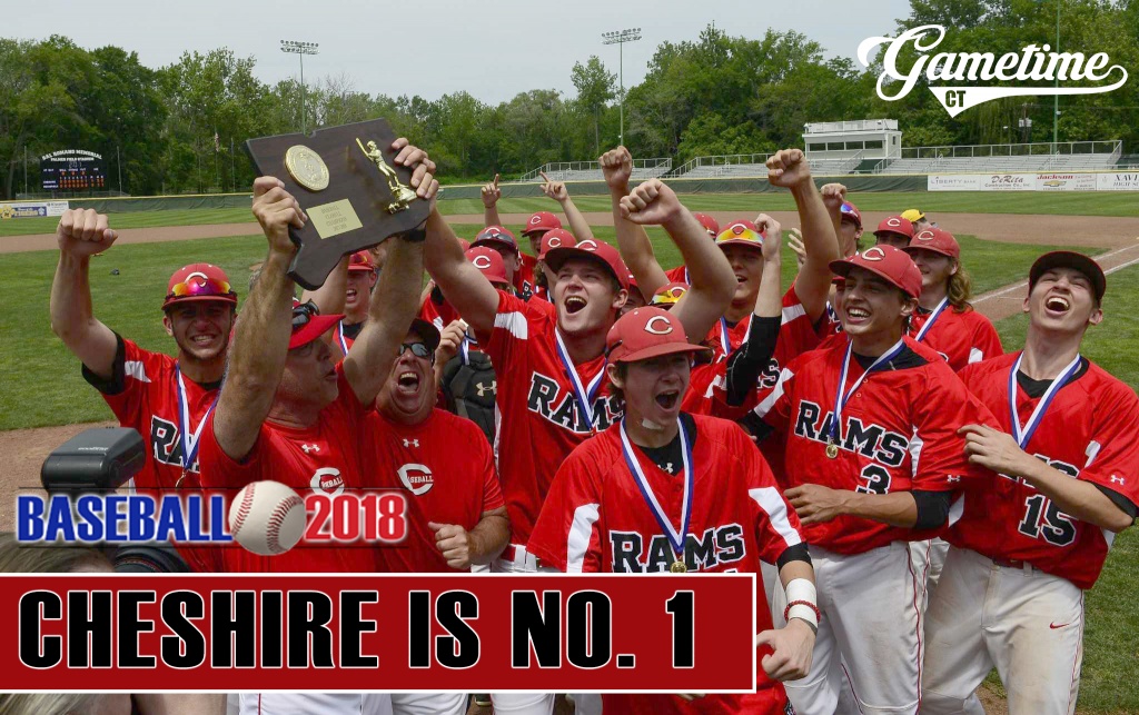 The FINAL 2018 GameTimeCT Top 10 Baseball Poll: CHESHIRE IS NO. 1