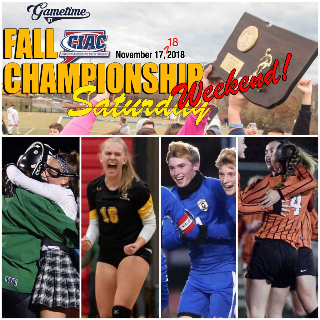 The 2018 CIAC Fall Championship Schedule / Scoreboard [Final]