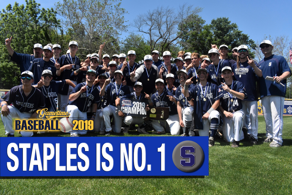 The Final 2019 GameTimeCT Top 10 Baseball poll: STAPLES is No. 1