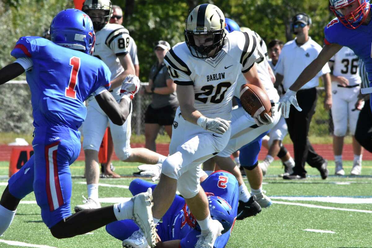 Carlson’s INT return completes Tolland’s comeback victory over Barlow