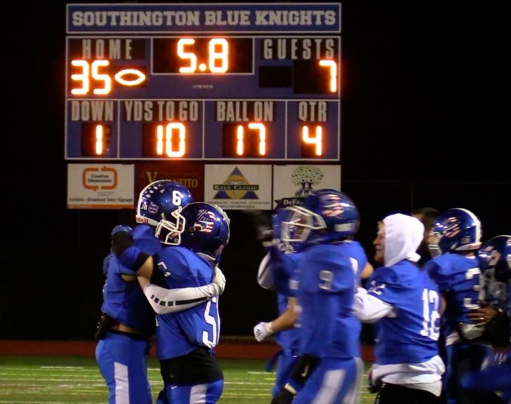 The WEEK 9 GameTimeCT Top 10 Football Poll: Southington inches up