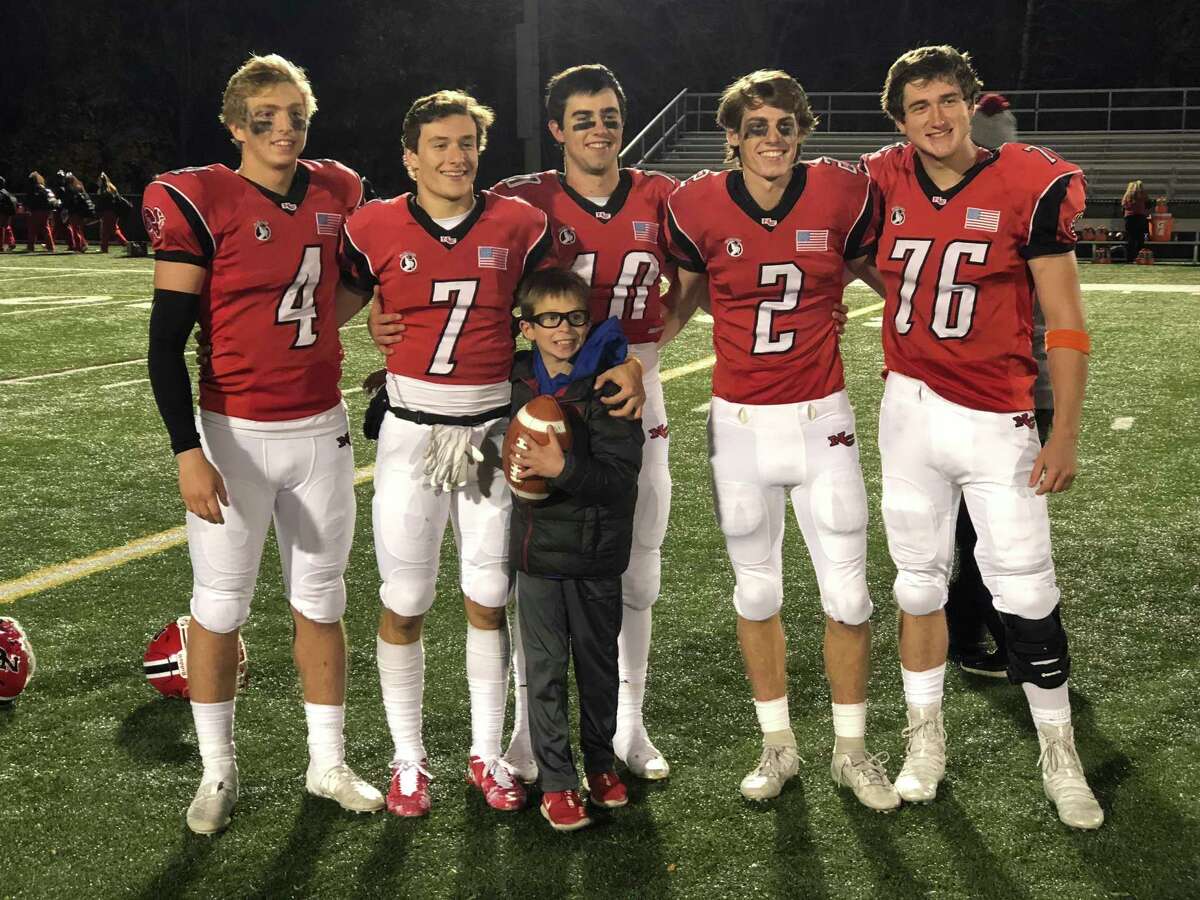 New Canaan’s Drew Pyne inspired by 8-year-old Ryan Berg’s battle ...