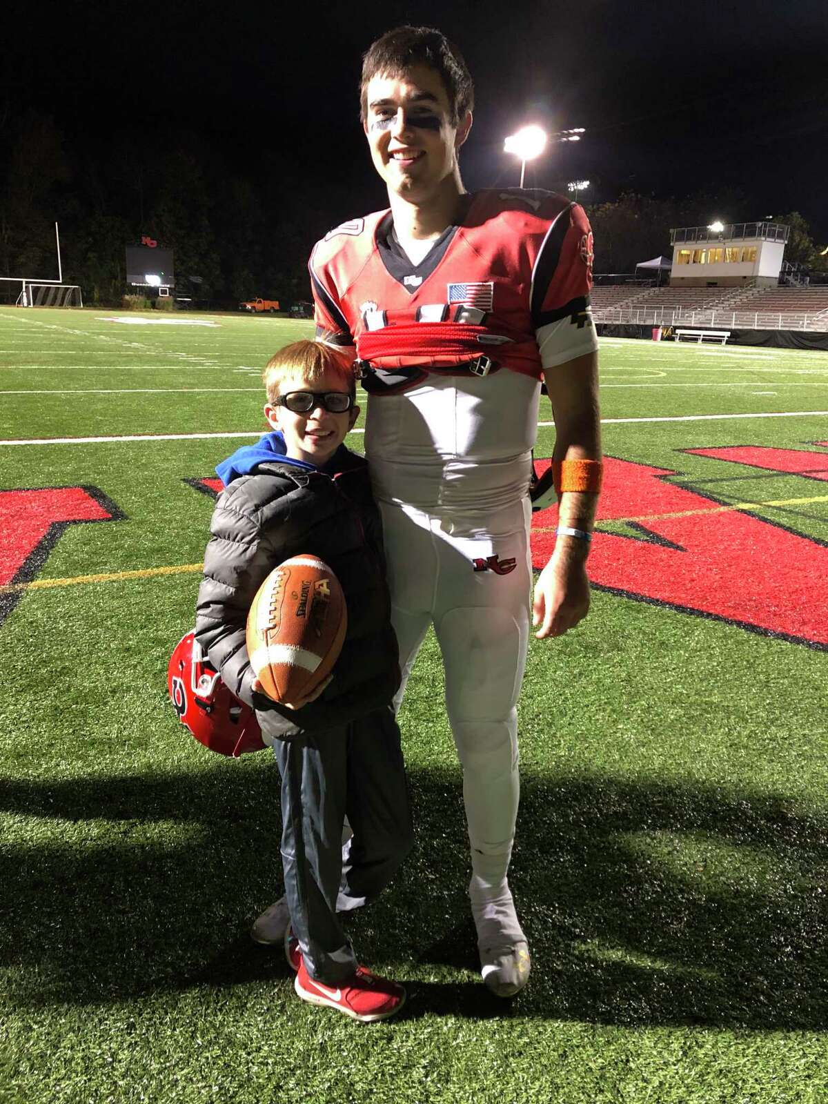 New Canaan’s Drew Pyne inspired by 8-year-old Ryan Berg’s battle ...