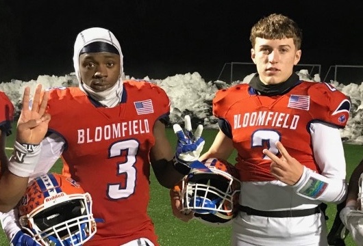 Bloomfield defeats Plainville to take next step toward Class S repeat