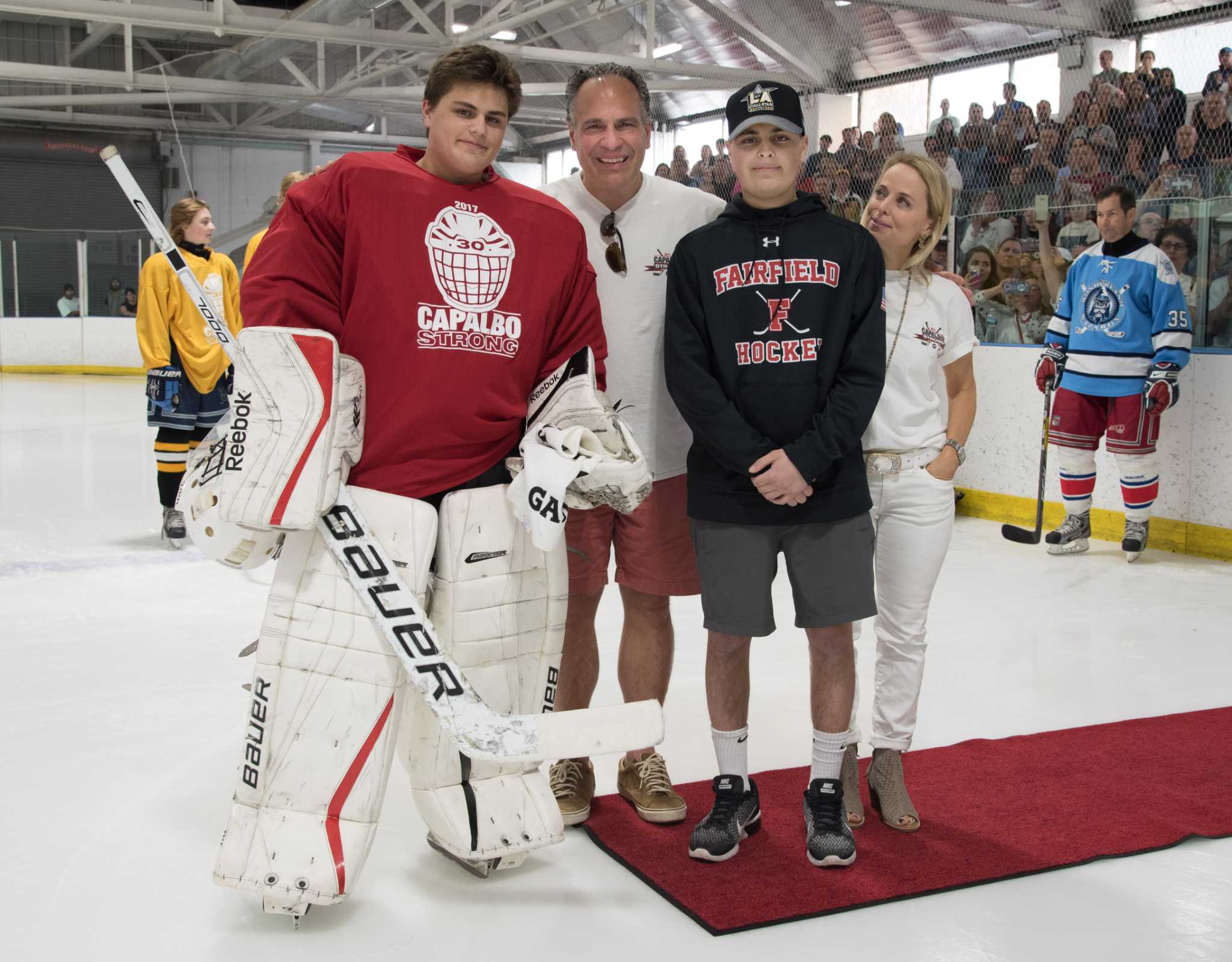 Hockey community comes together for Capalbo family once again