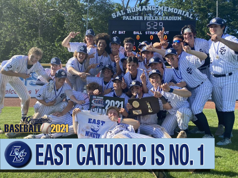 Final 2021 GameTimeCT Top 10 Baseball Poll: EAST CATHOLIC is No. 1