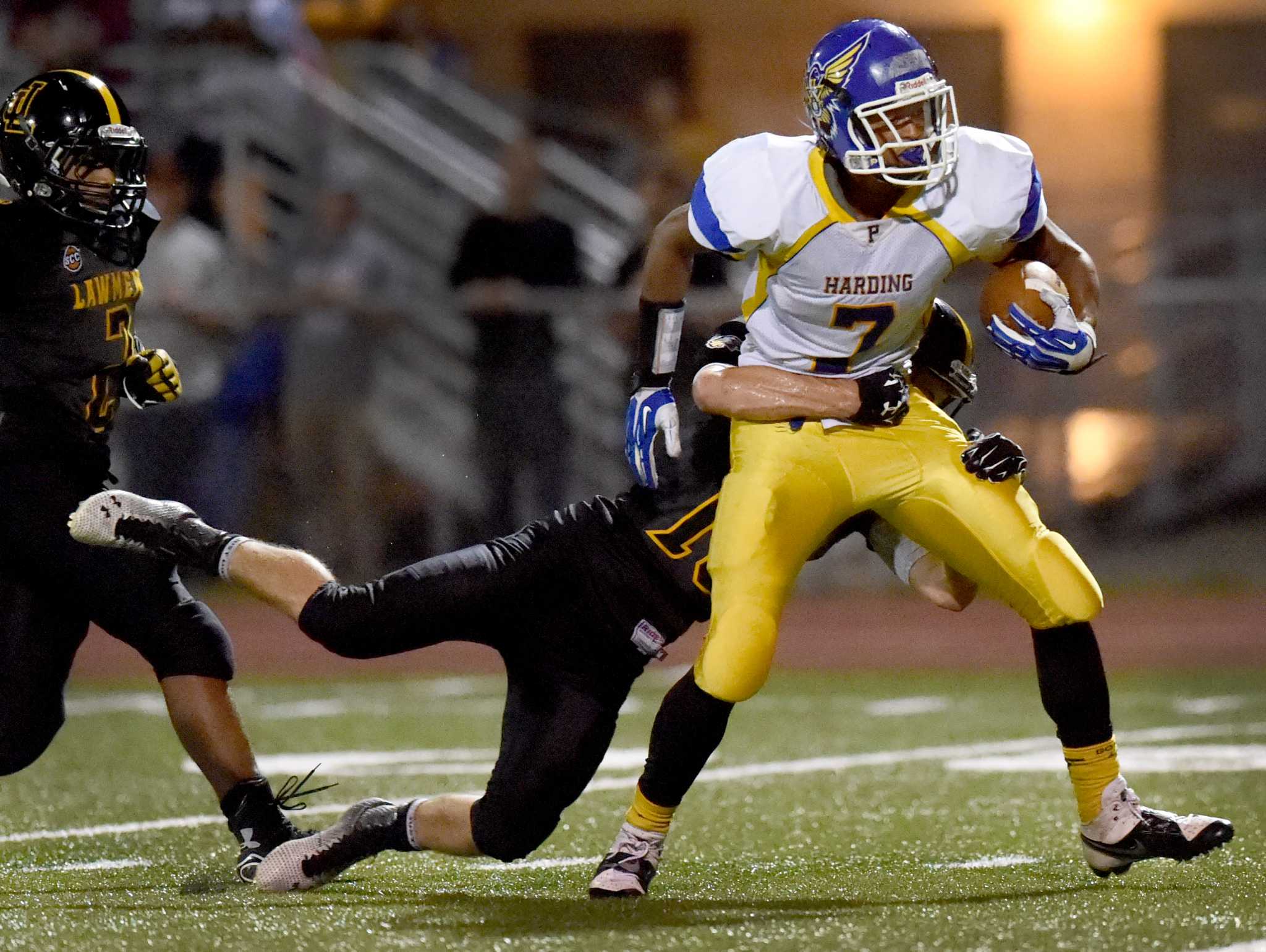 Football: Harding routs Law, spoils Derrick Lewis' coaching debut