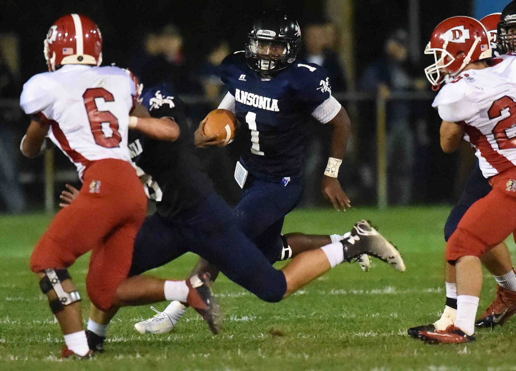Football: McKnight, defense lead No. 5 Ansonia past rival Derby
