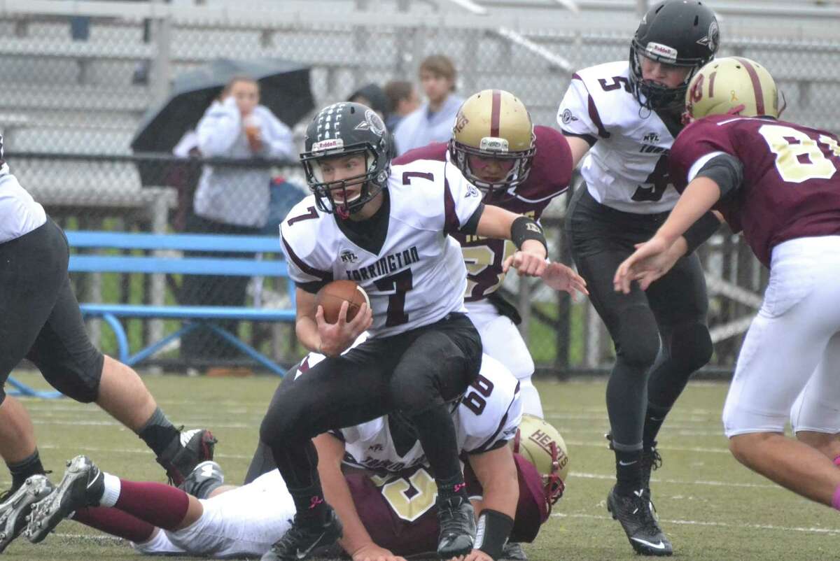Football: Maren's 4 touchdowns lead Torrington past Sacred Heart ...