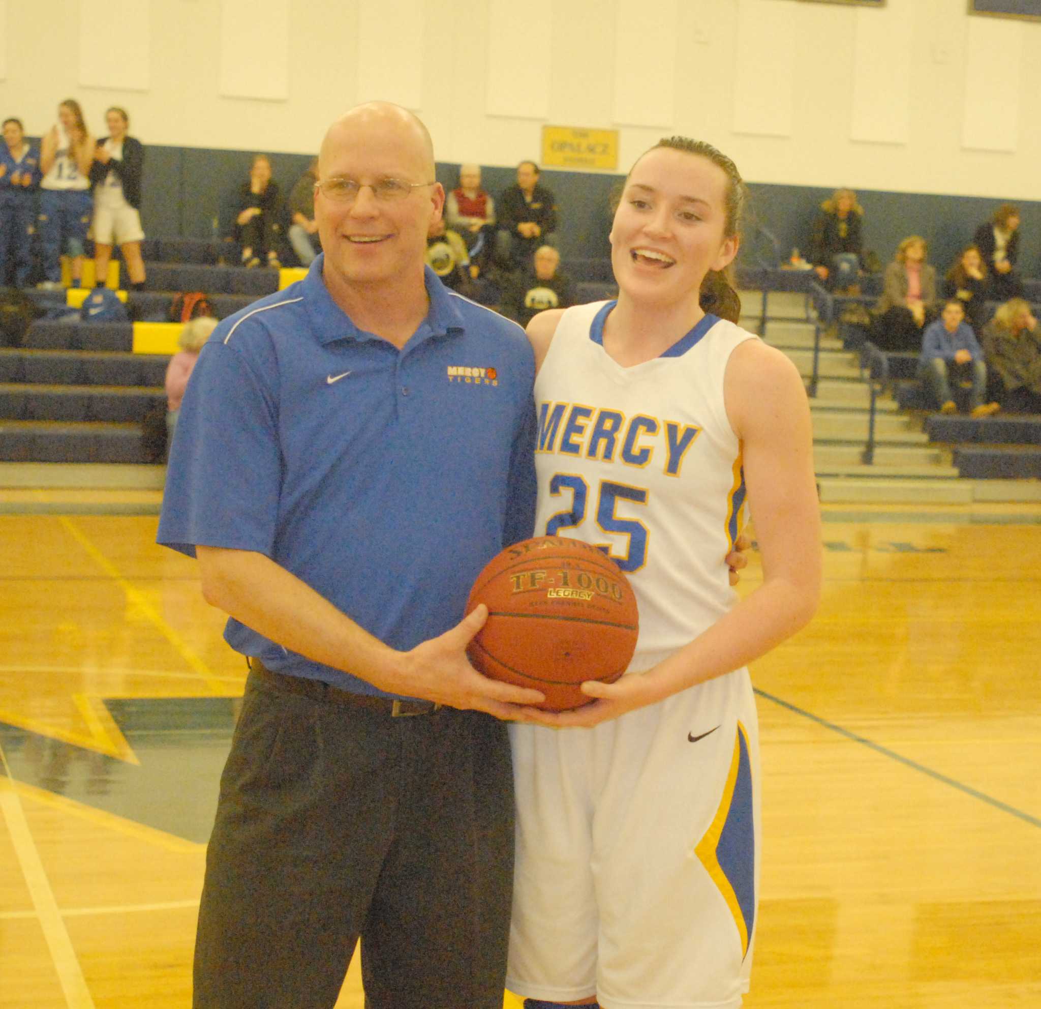 Girls basketball: Mercy's Fitzpatrick reaches 1000 point milestone