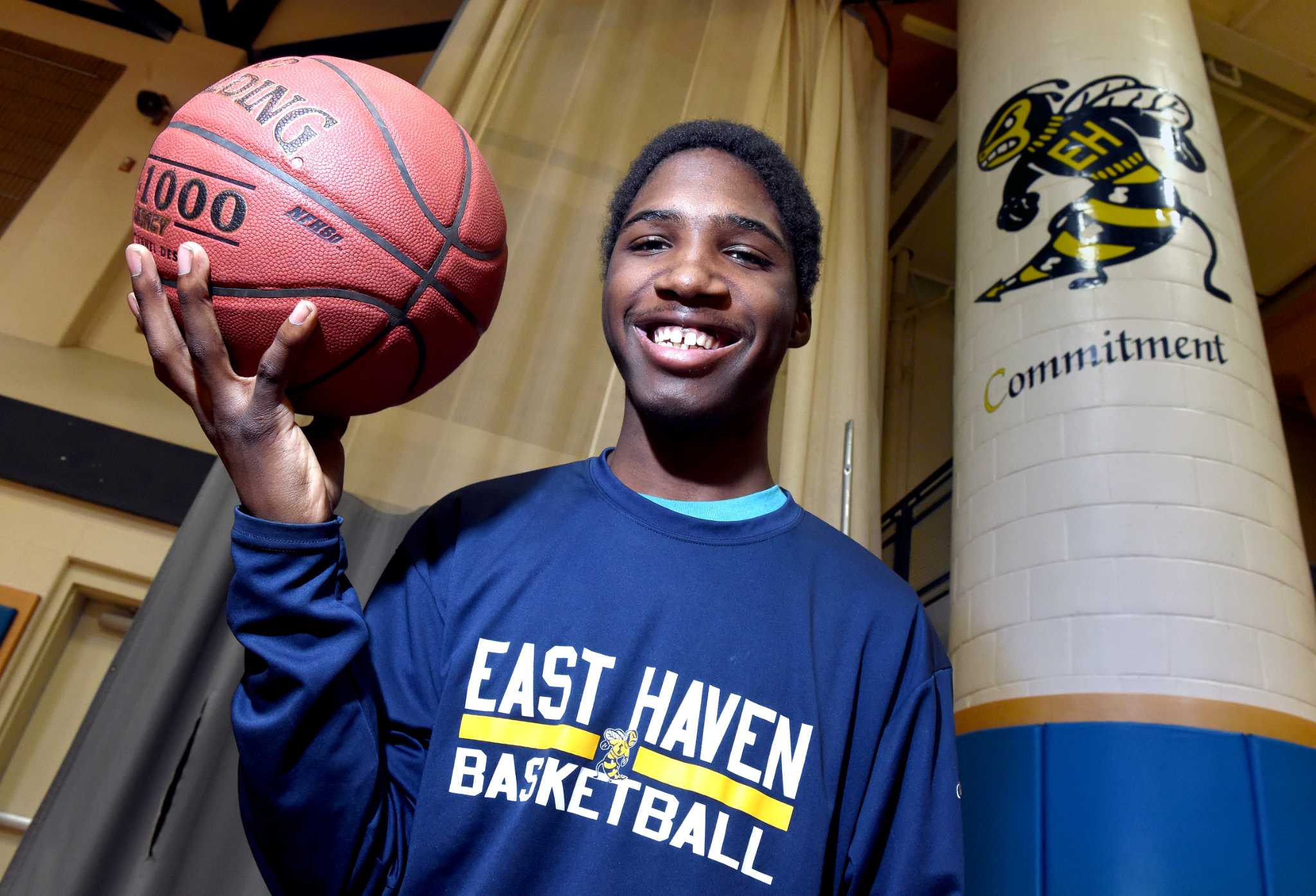 Boys basketball: Dejon Knight, East Haven freshman with cerebral palsy ...
