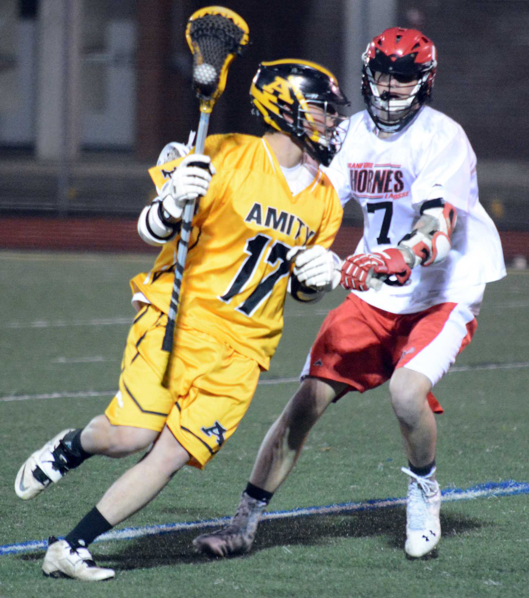 Boys lacrosse: Uscilla leads Amity past Branford