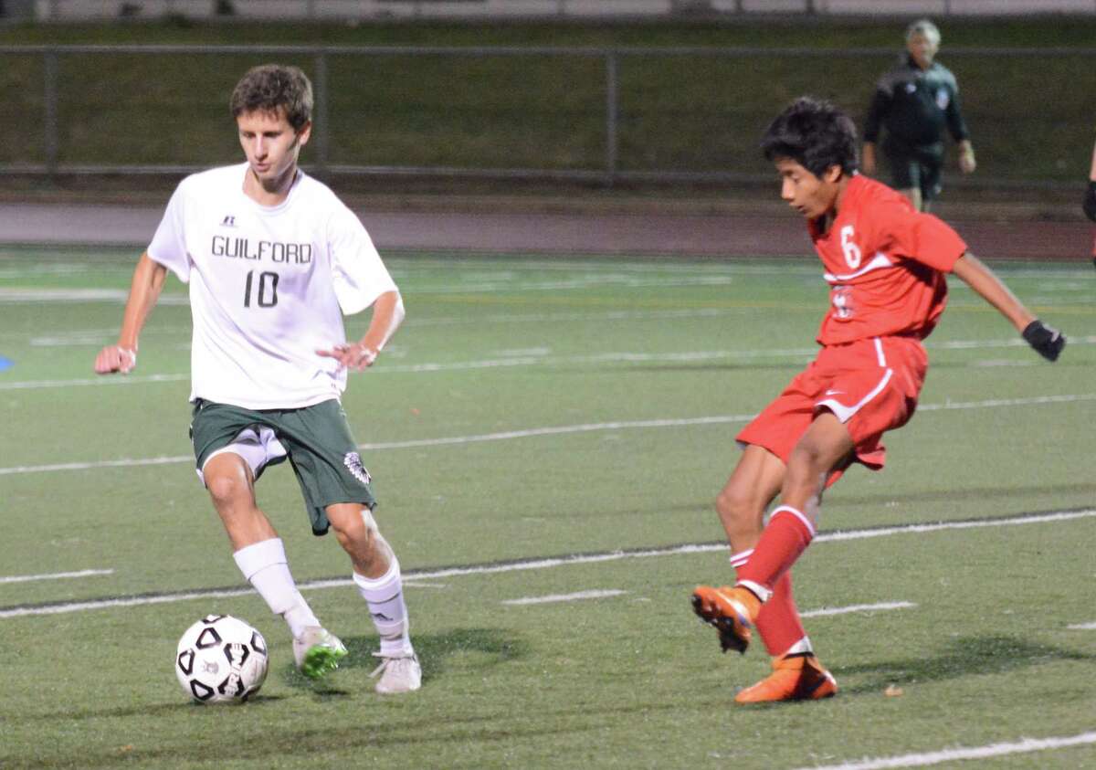 Boys Soccer: Page scores early, Guilford shuts down Branford