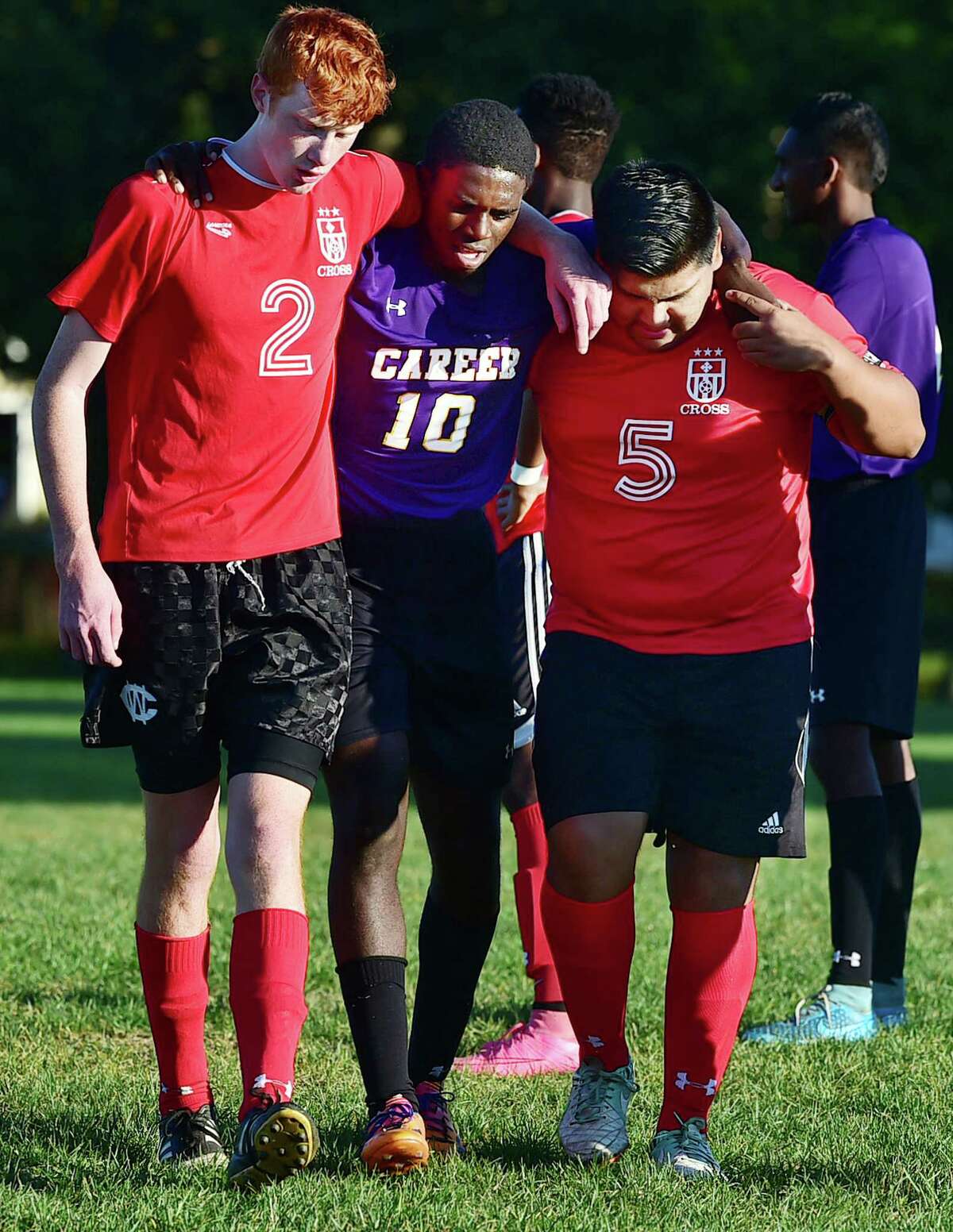 Boys soccer: Career/Hillhouse earns tie with Wilbur Cross