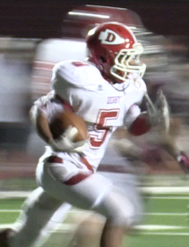 Football: Alijah Ellis' wire-to-wire pick-6 on final play lifts Derby ...