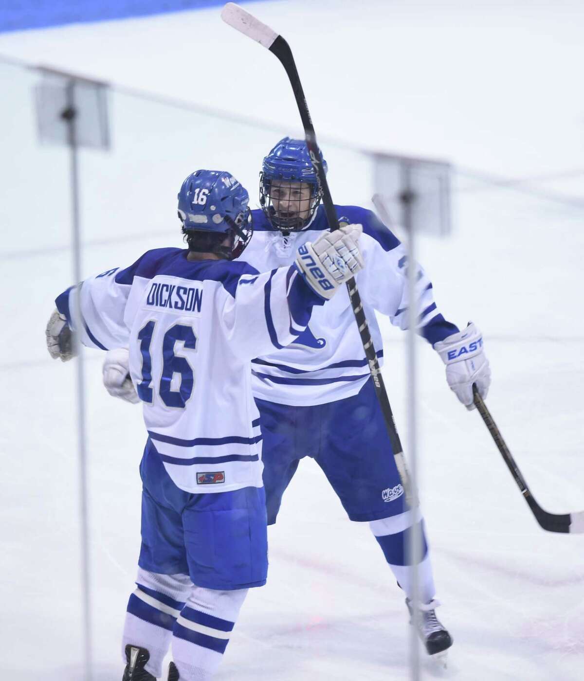 Division I Hockey: Dickson's two goals lift Darien over Fairfield Prep ...