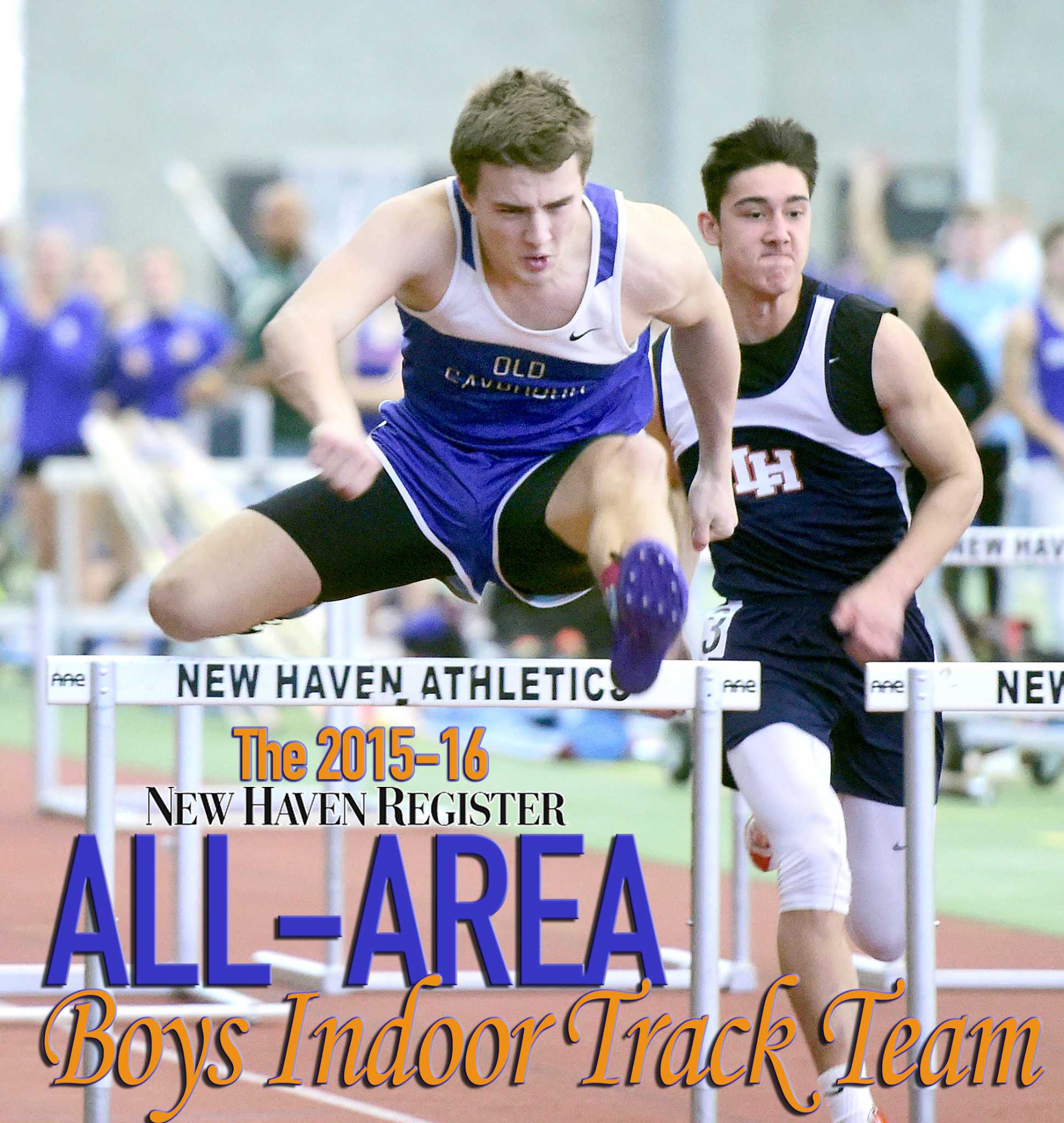 The 2015-16 New Haven Register All-Area Boys Indoor Track Team