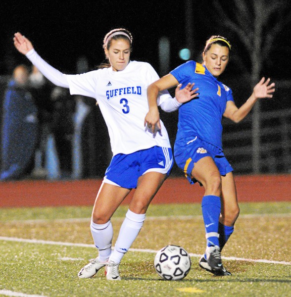 Suffield girls soccer ends Mercy's run short of Class LL final
