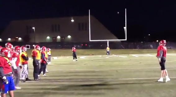 Video: New Canaan's Peter Swindell: Good at kicking footballs [updated]