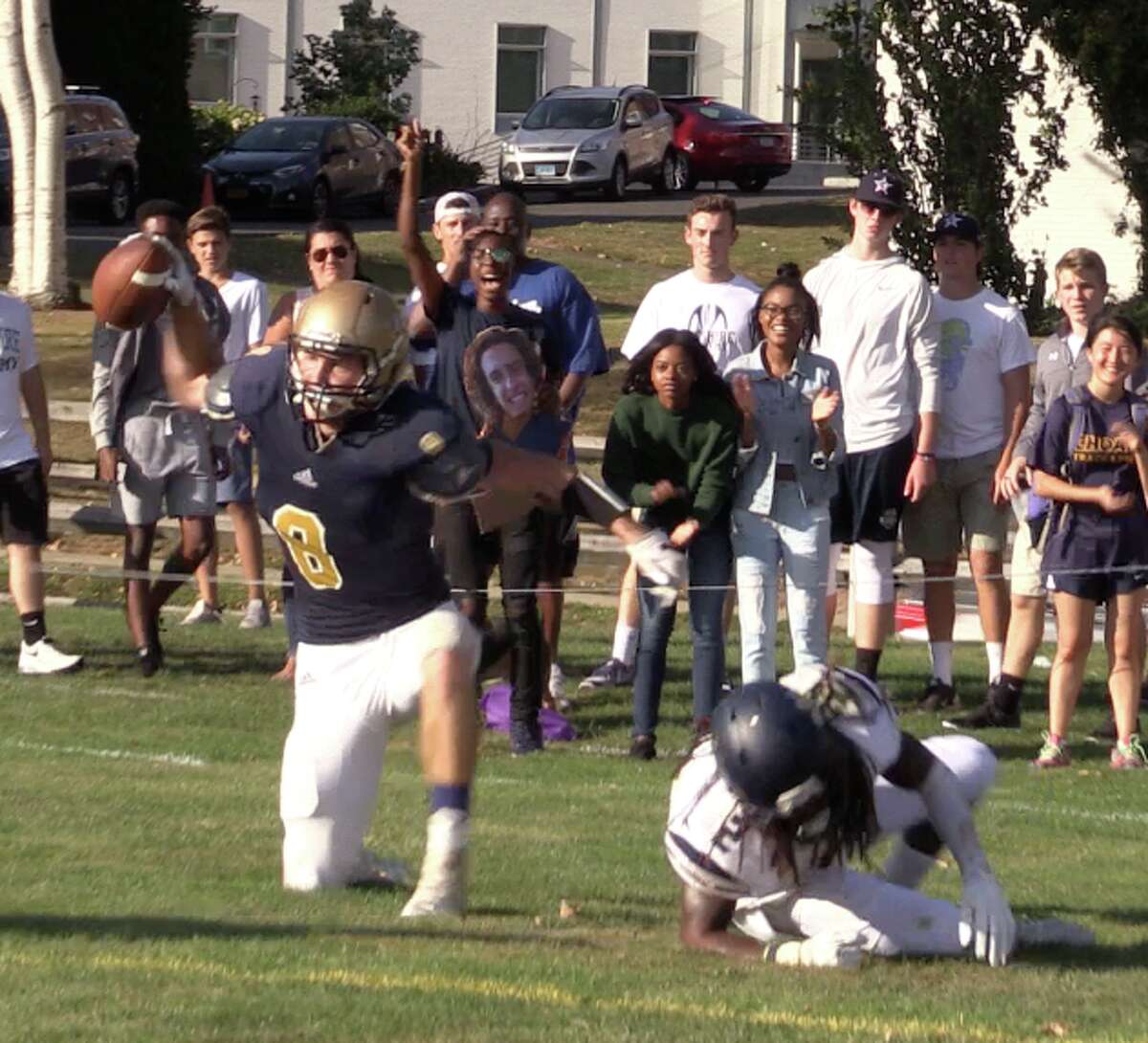 Football: In wild and heated affair, Choate holds off Cheshire Academy ...