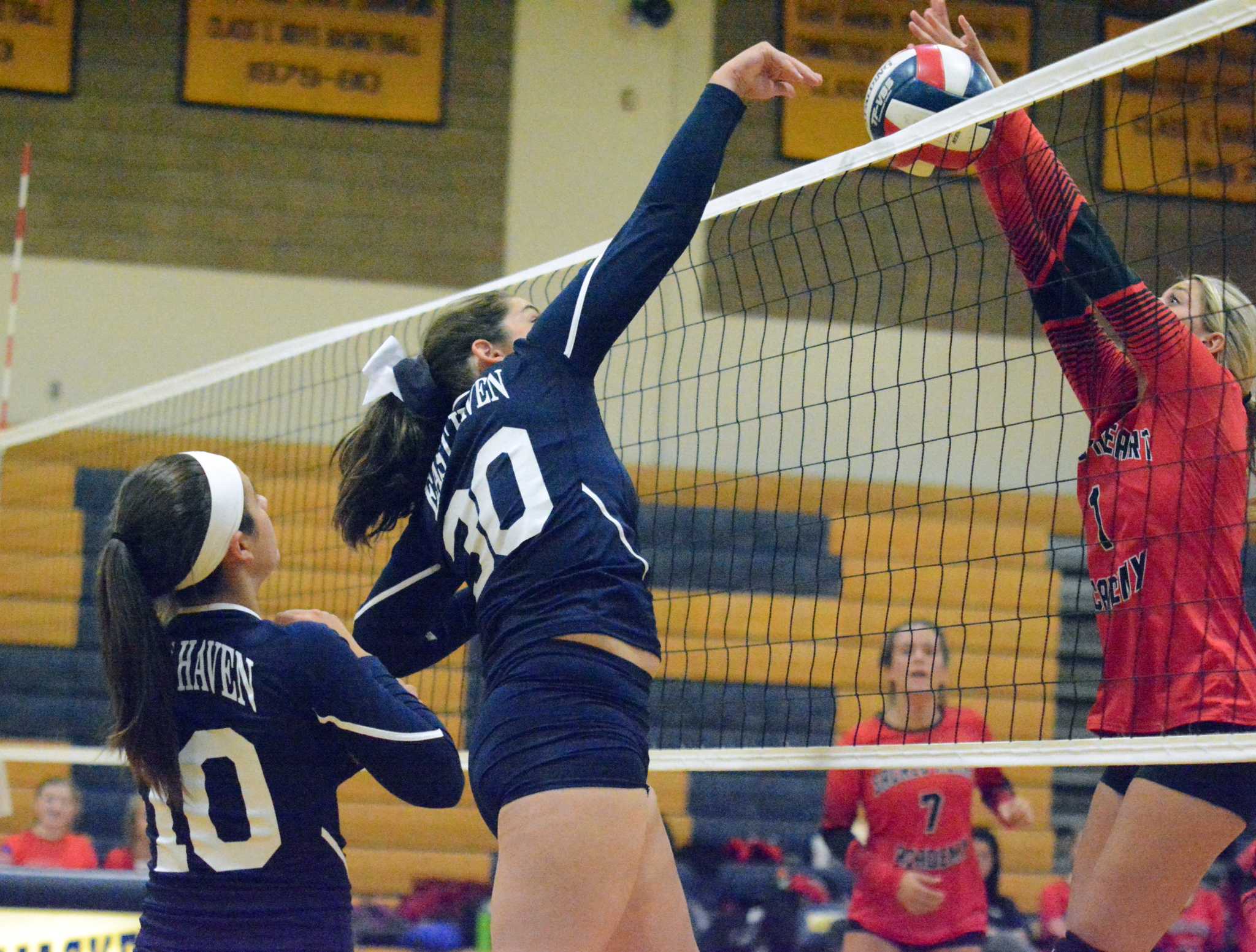 Girls volleyball: East Haven comes from two games down to defeat Sacred ...