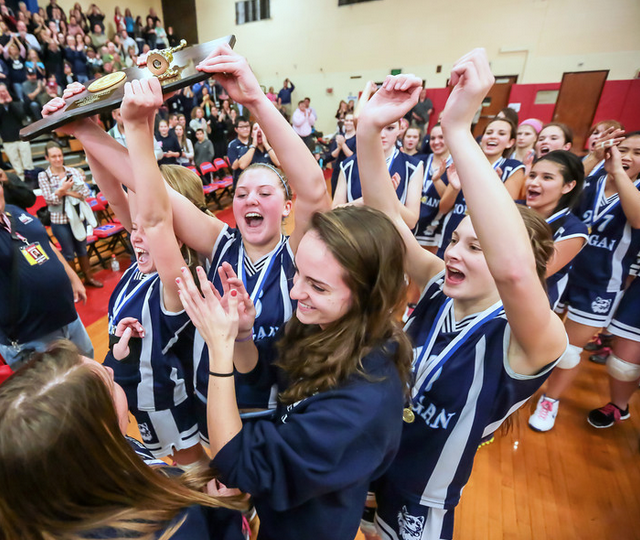 Morgan tops Lyman Memorial for Class S volleyball crown