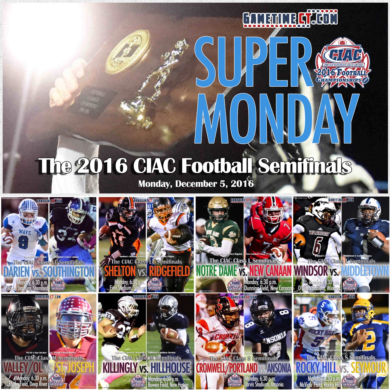 SUPER MONDAY: The 2016 Football Semifinal Broadcast Links and Live ...