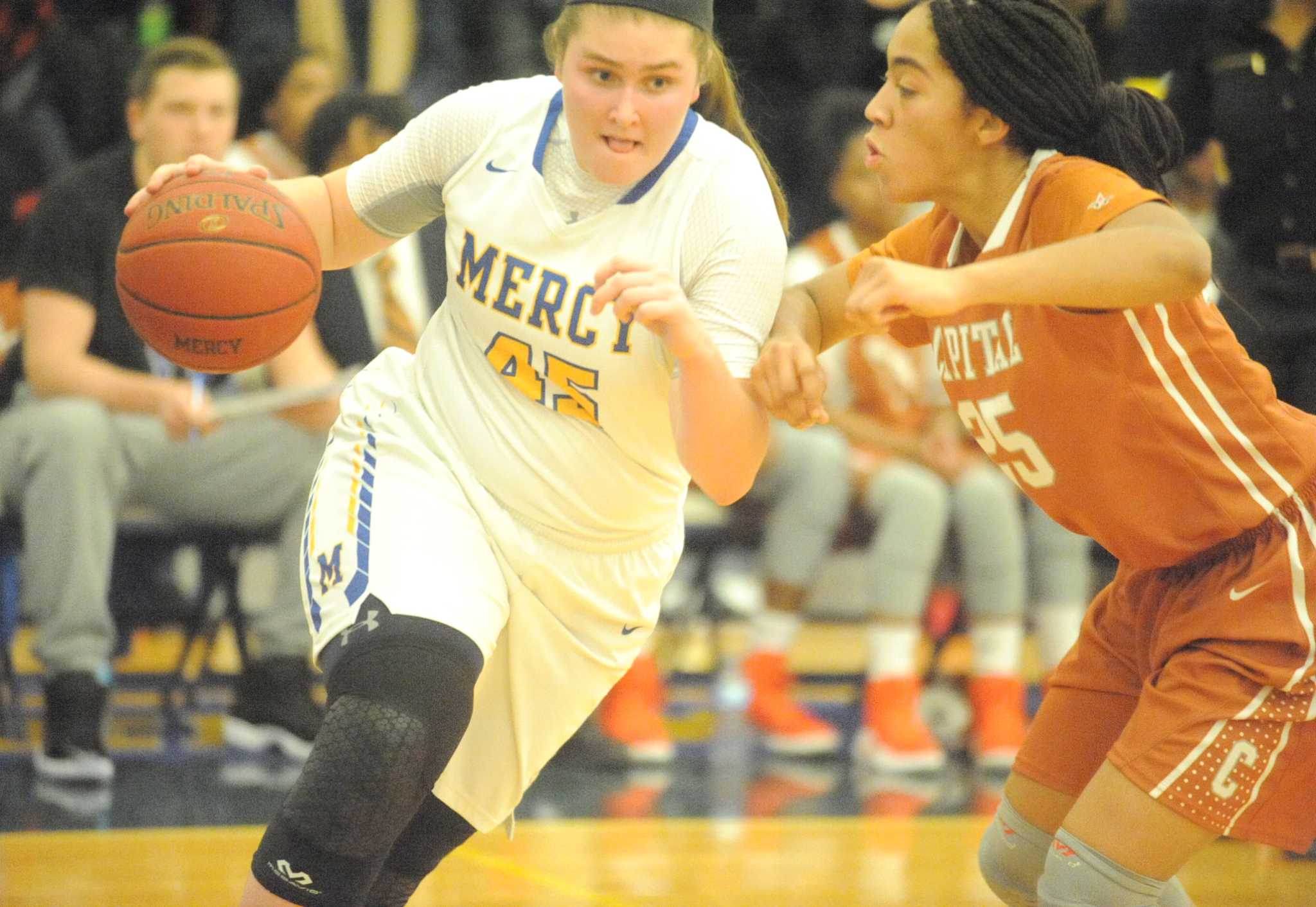 Girls basketball: No. 2 Capital Prep edges No. 6 Mercy
