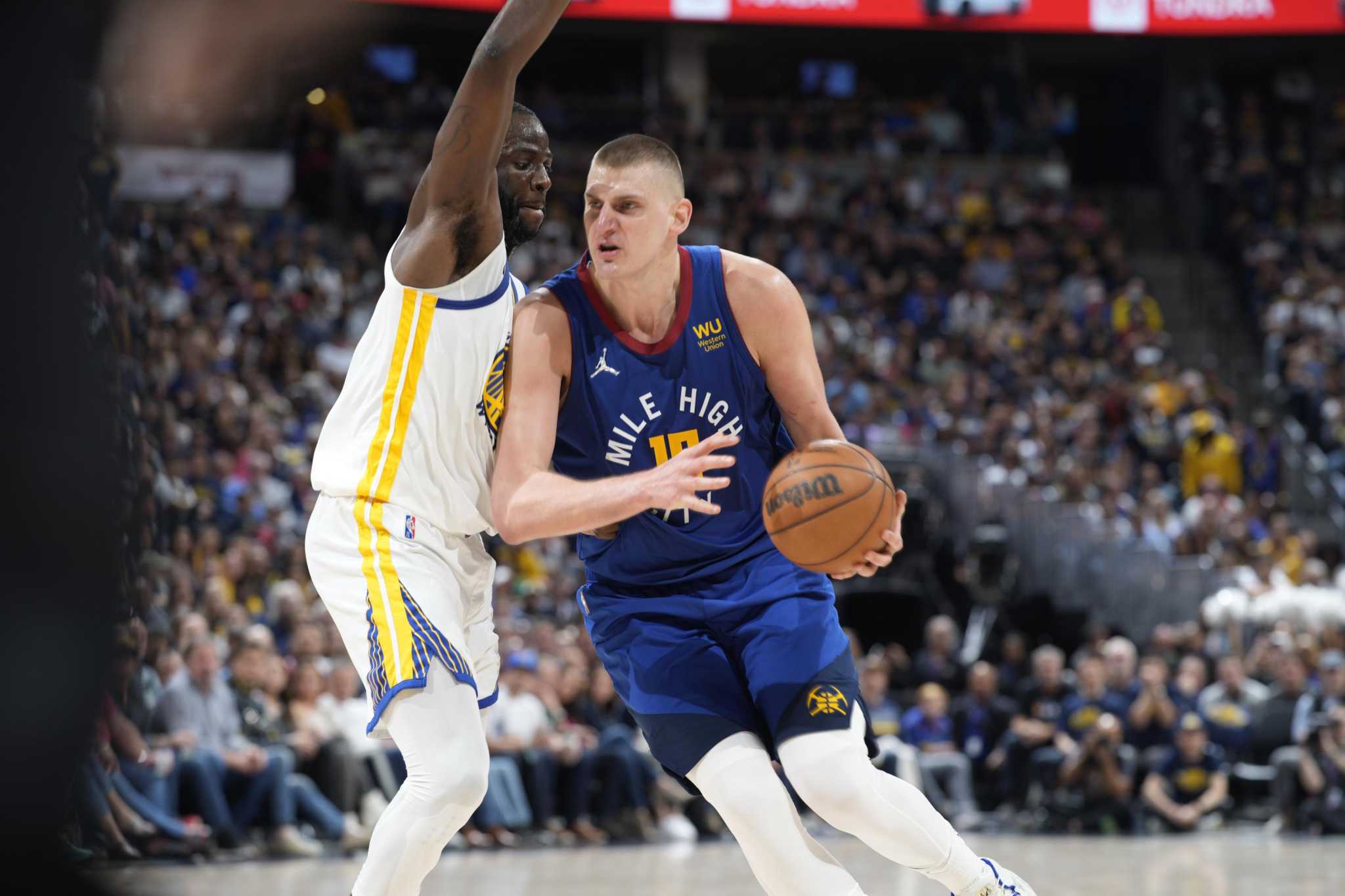 ‘We have to stay on edge’: Warriors look to seize chance to sweep Nuggets