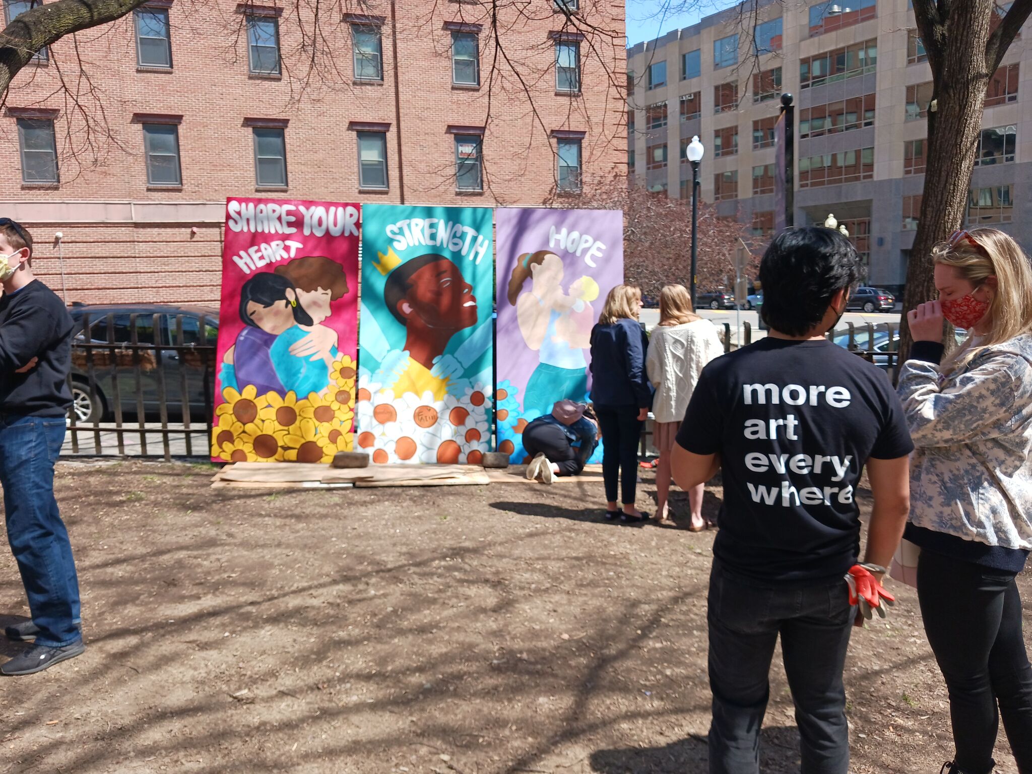 Mural tells story of people experiencing homelessness