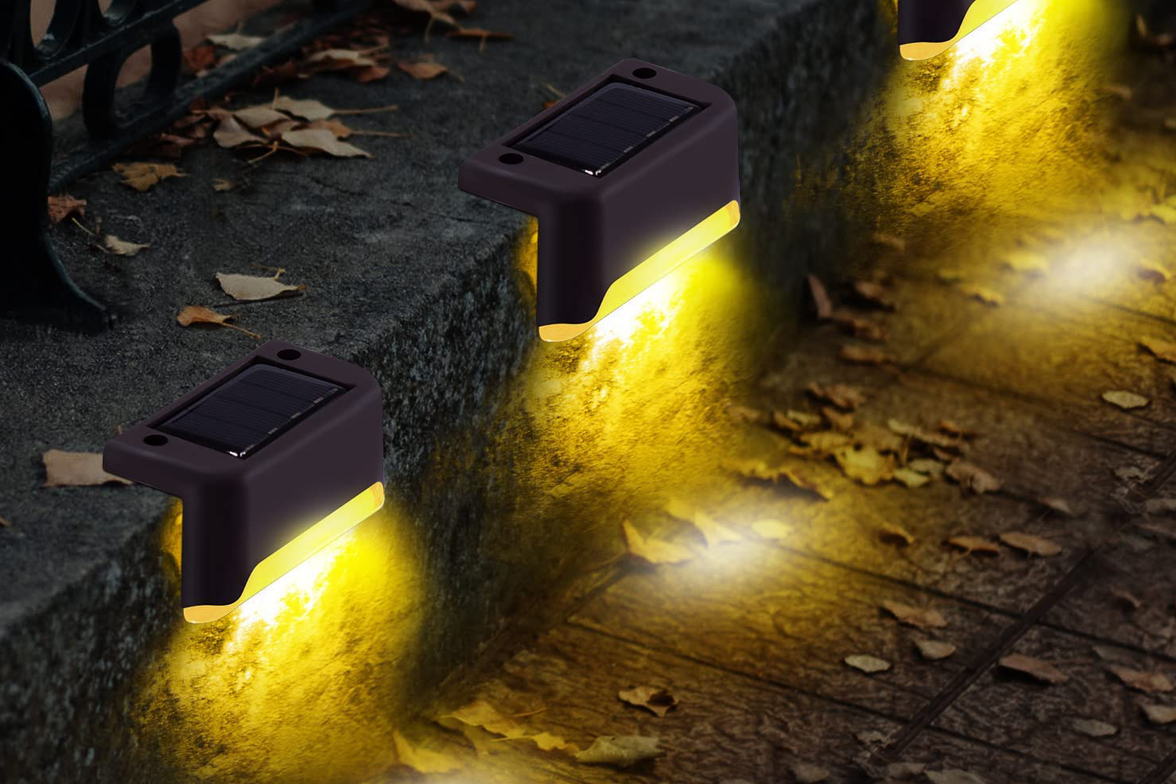Illuminate your entire deck for $15 with this 16-pack of solar deck lights