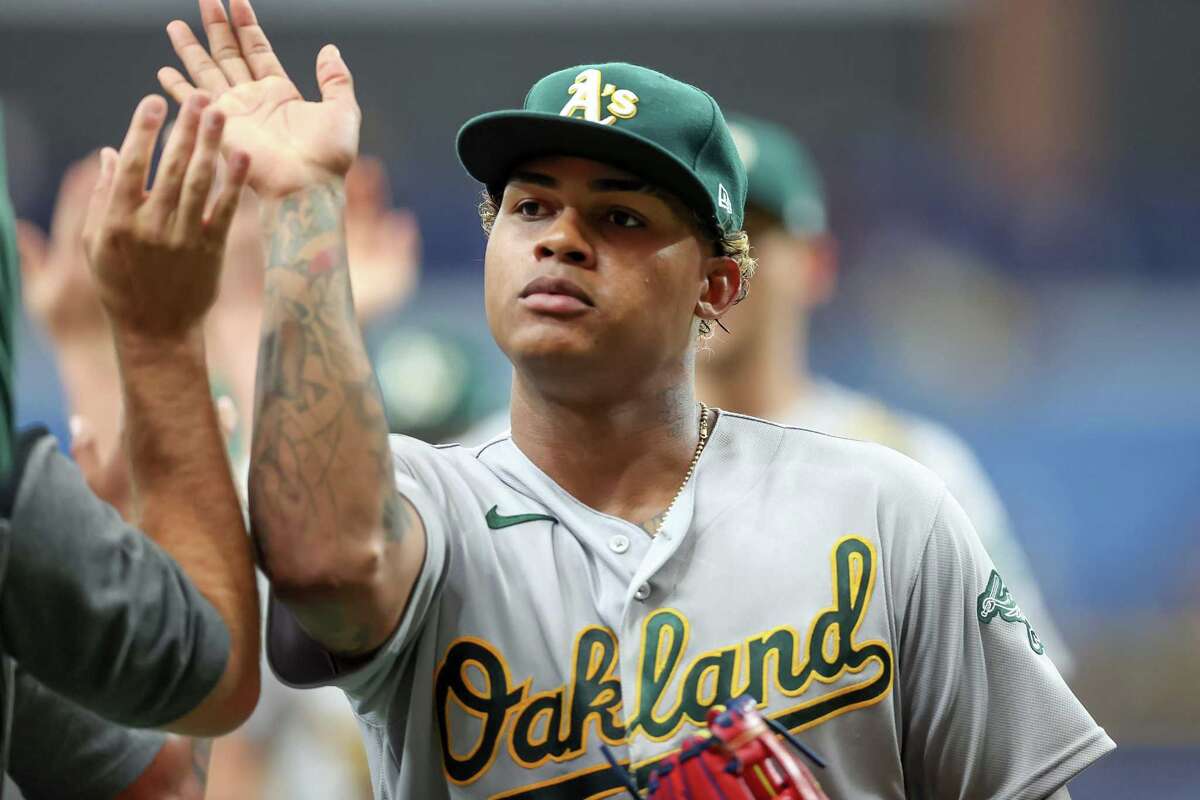 Cristian Pache’s ‘joy in his game’ already making an impact for A’s
