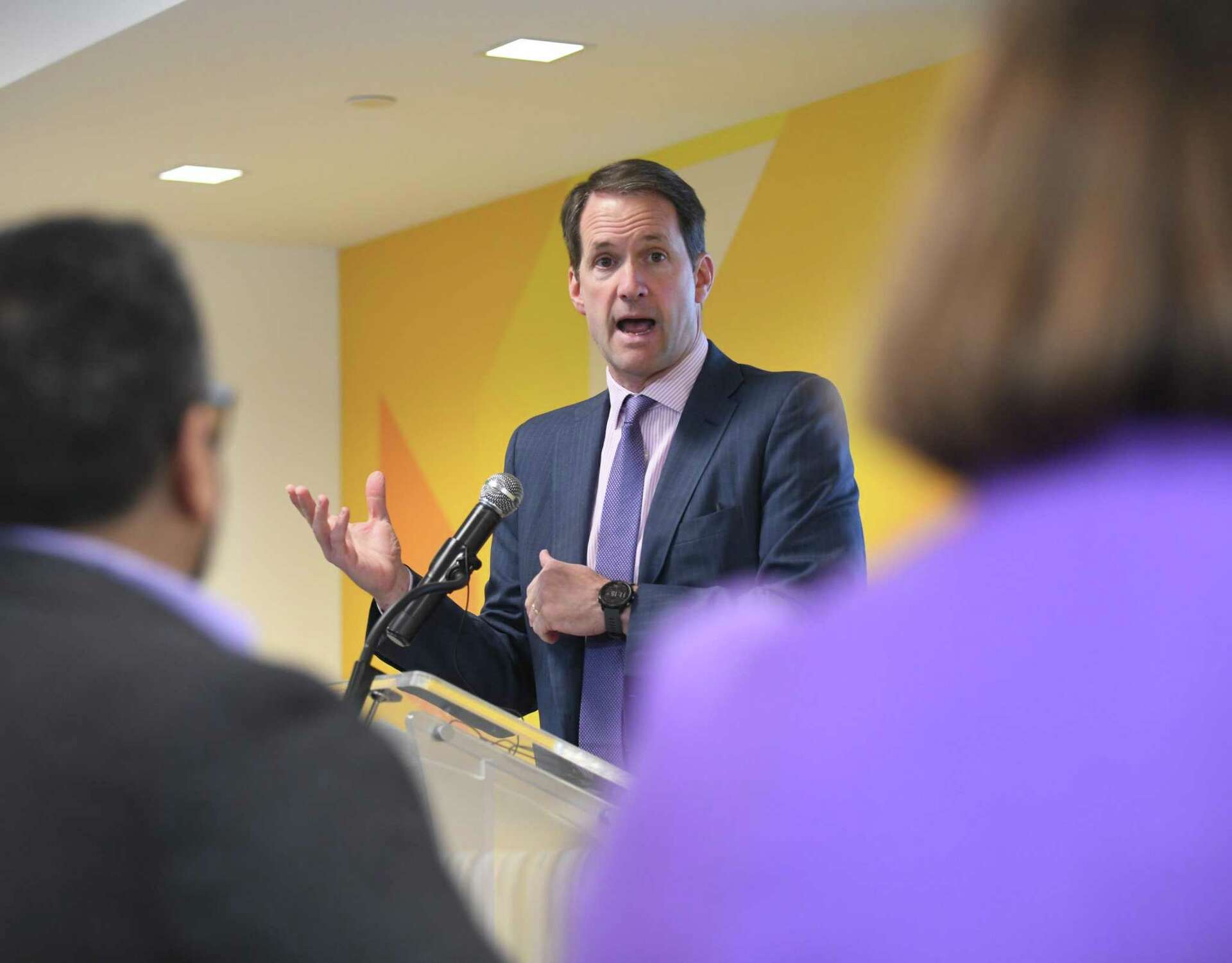 Jim Himes isn't worried about reelection, but fears another Trump term