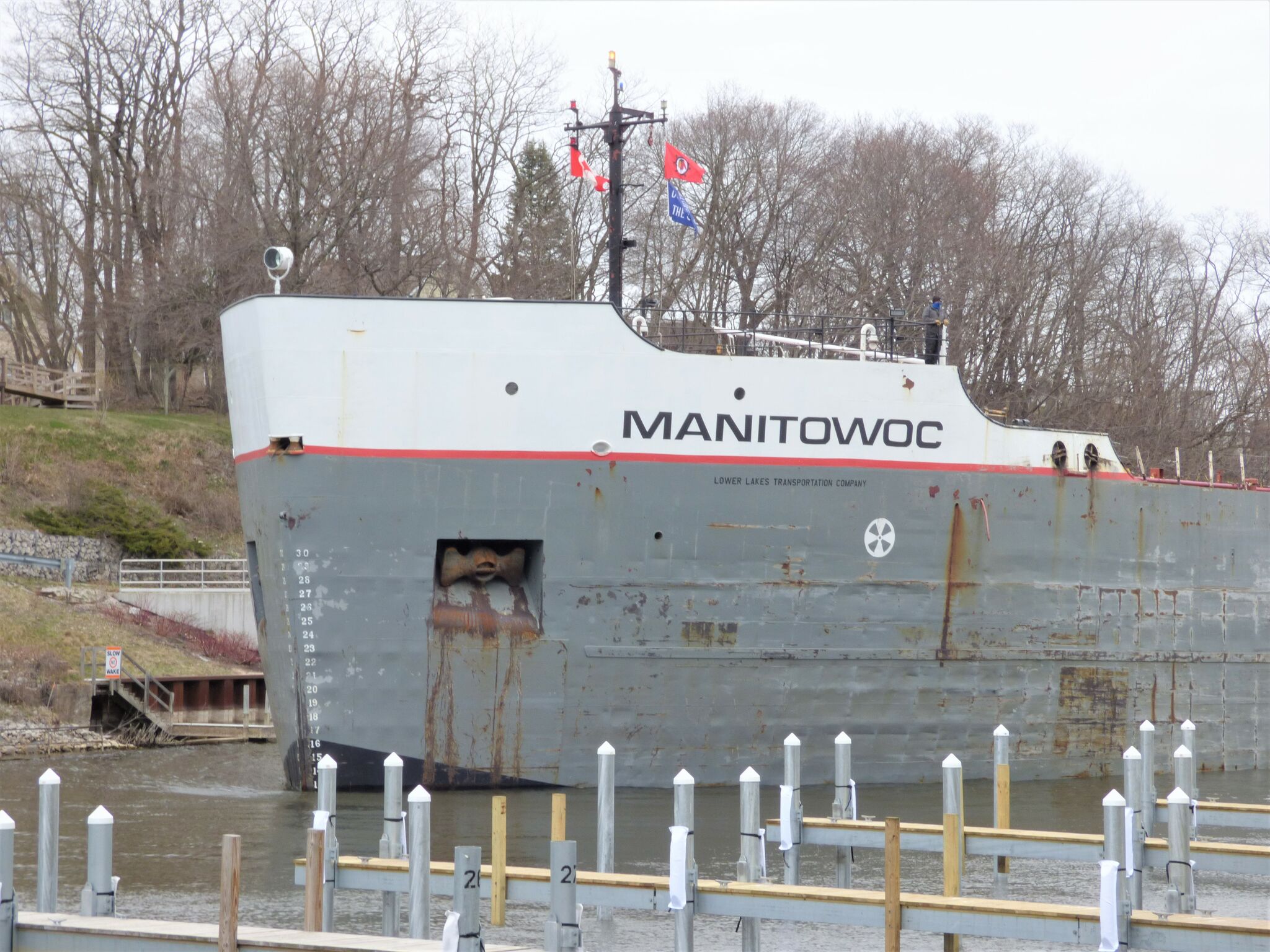 Manitowoc visits Manistee port