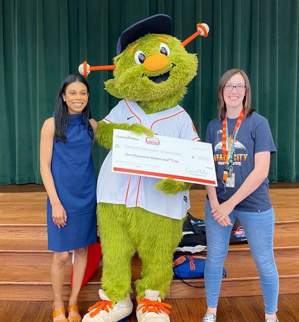 Orbit visits Tomball schools to honor ConocoPhillips Math Teachers of ...