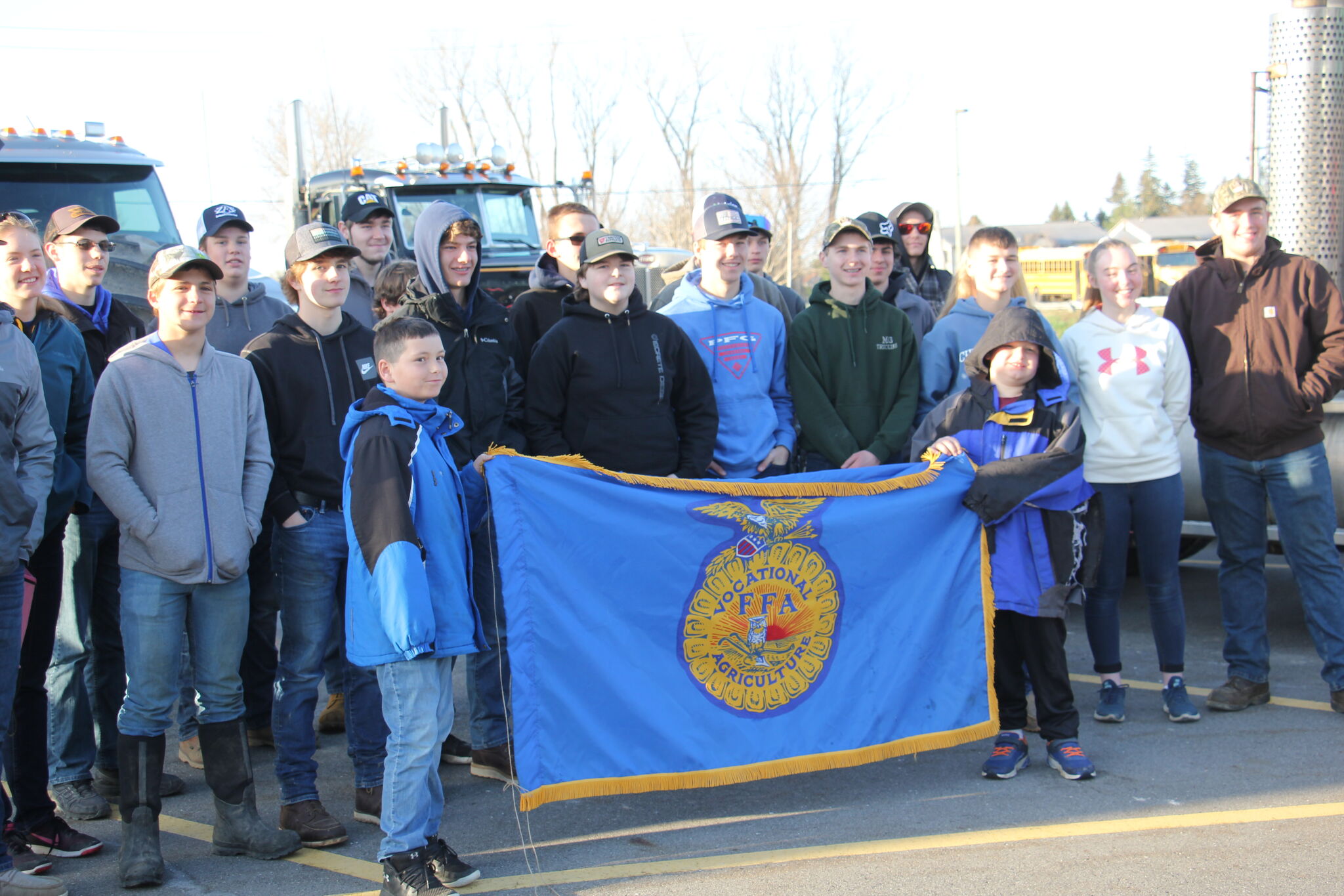 25 tractors drive to Ubly Schools