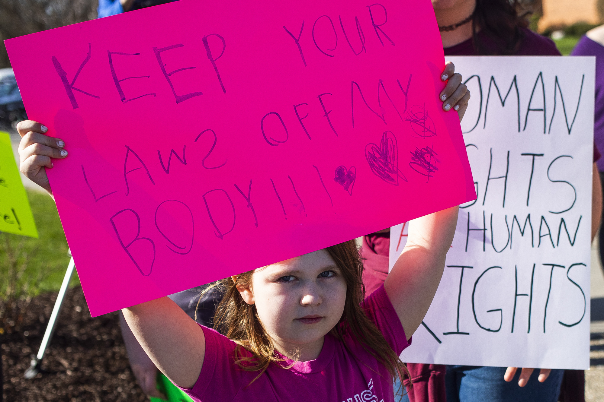 SEEN: About 100 people protest in support of Roe v. Wade decision