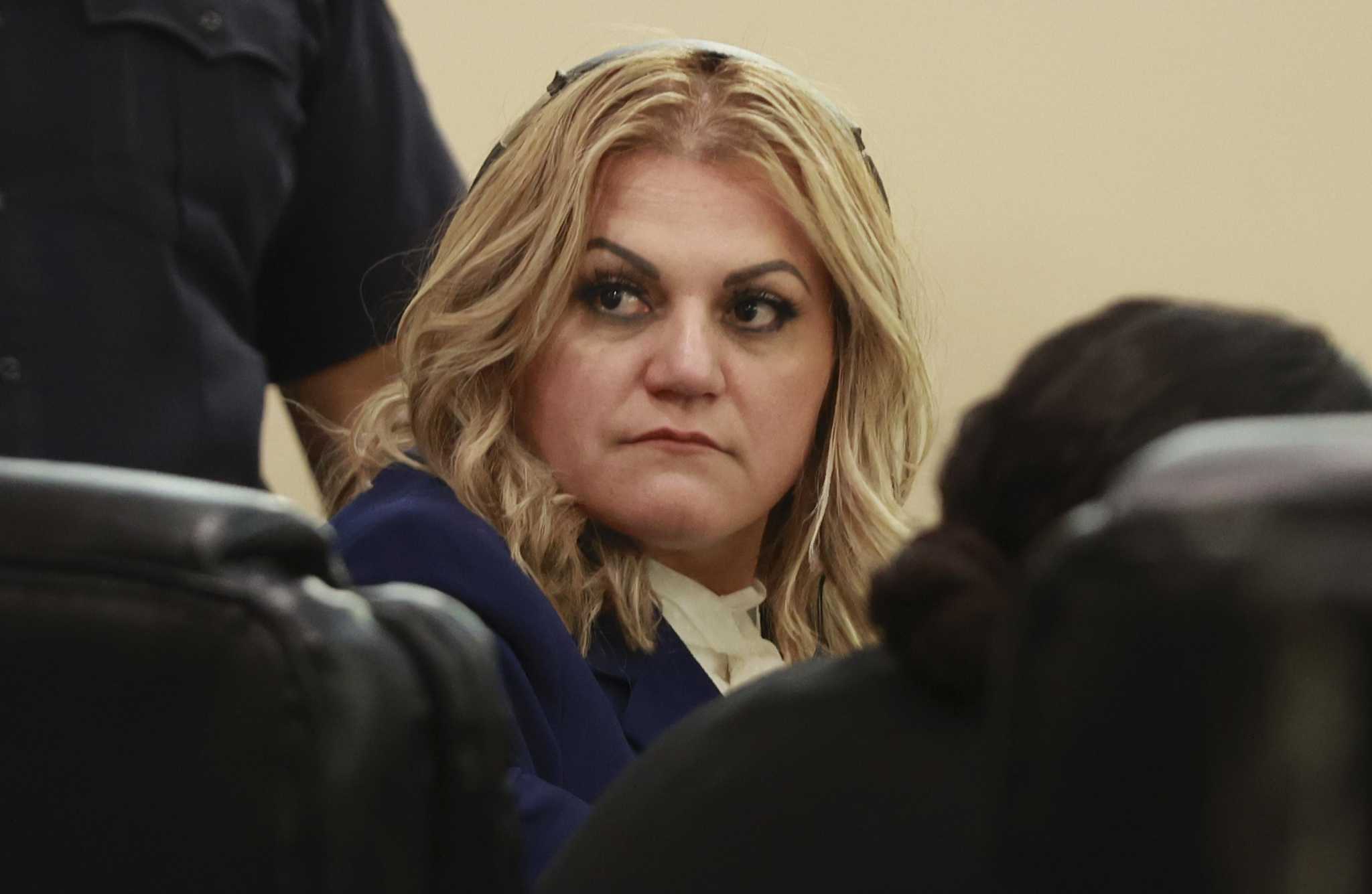 Woman guilty of murder-for-hire again casts self as victim